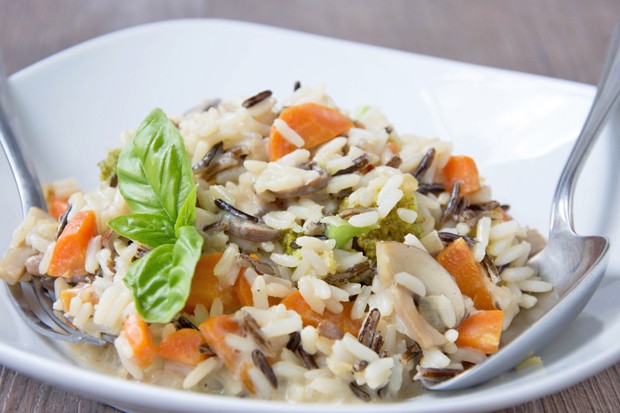 Wildreis mit Gemüse - Rezept