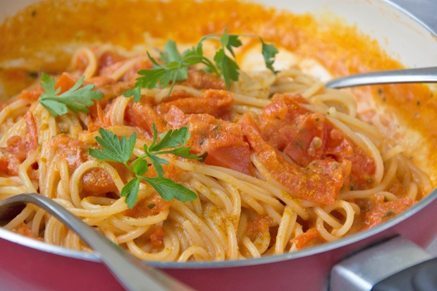 Indische Spaghetti - Rezept