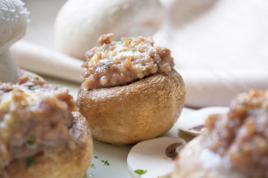 Champinones rellenos - Rezept